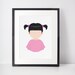 BOO Minimalist Print Portrait Poster Printable Wall - Etsy