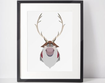 ELSA Minimalist Print Portrait Poster Printable Wall - Etsy