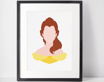 ELSA Minimalist Print Portrait Poster Printable Wall - Etsy
