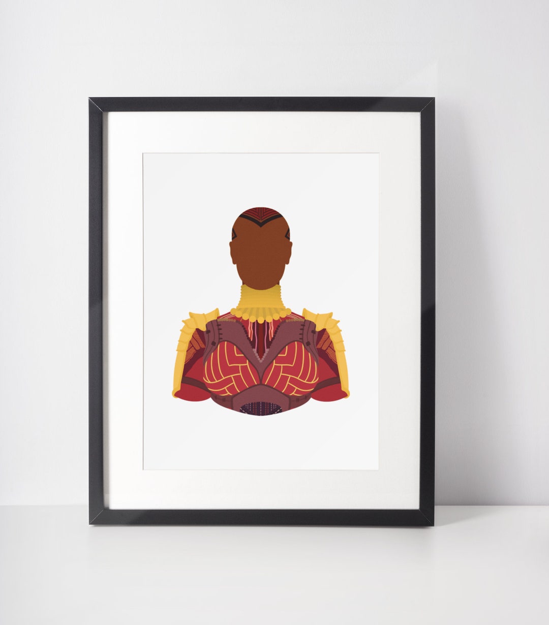 OKOYE Minimalist Print Portrait Poster Printable Wall Art Illustration ...