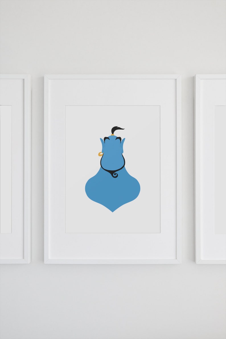 GENIE Hero Minimalist Print Portrait Poster Printable - Etsy