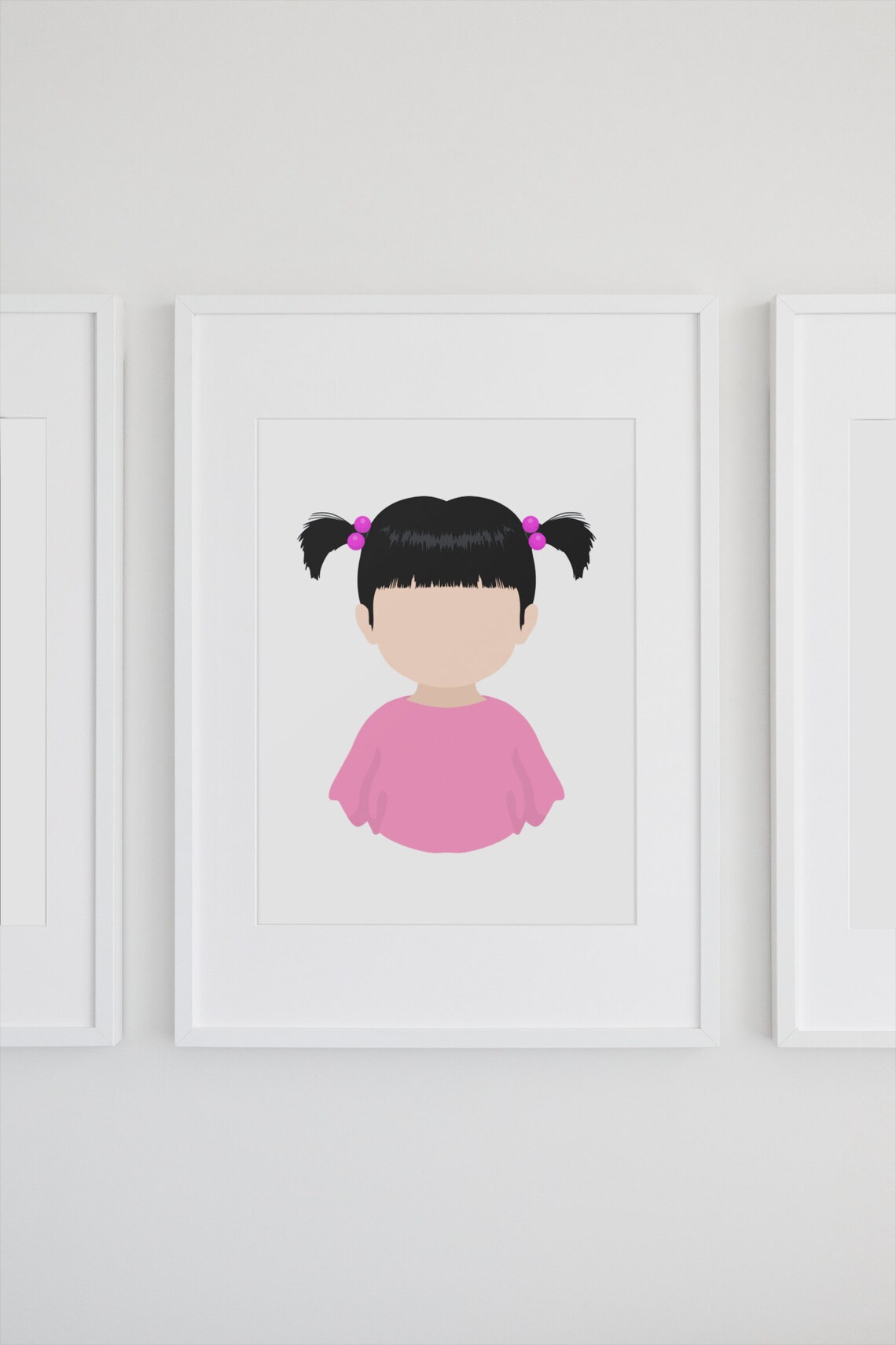 BOO Minimalist Print Portrait Poster Printable Wall - Etsy