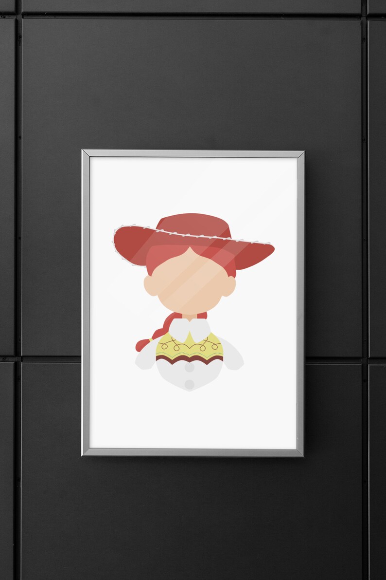 JESSIE | Minimalist Print | Portrait | Poster | Printable Wall Art ...
