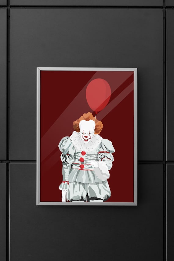 PENNYWISE Minimalist Print Poster Printable Wall Art - Etsy