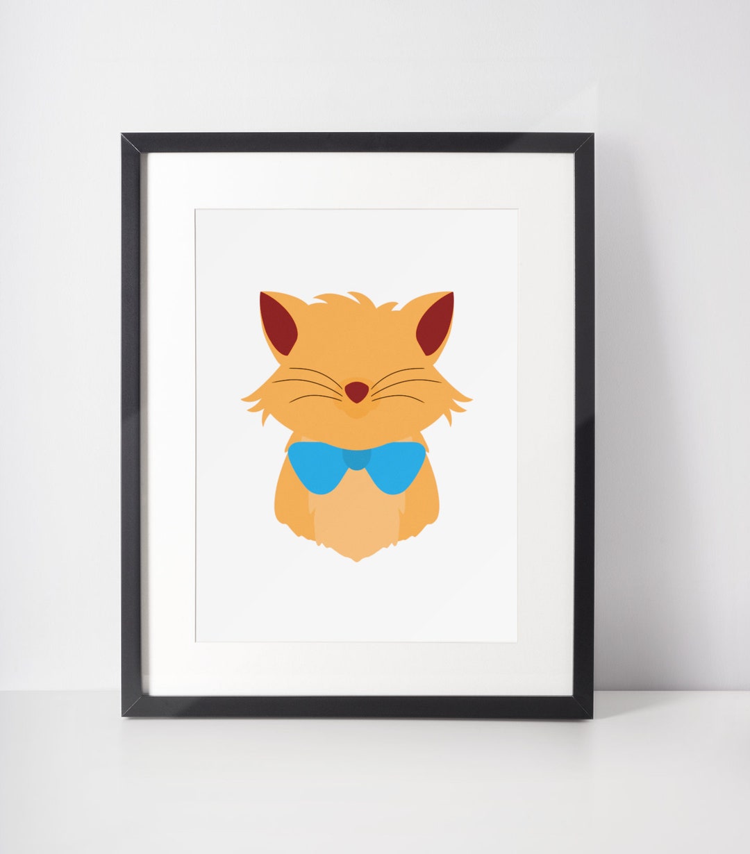 TOULOUSE | Cat Minimalist Print | Portrait | Poster | Printable Wall ...