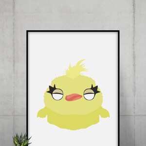DUCKY | Minimalist Print | Portrait | Poster | Printable Wall Art ...