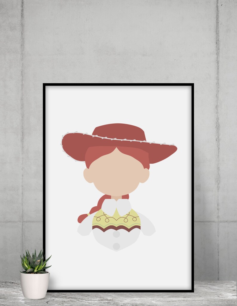 JESSIE | Minimalist Print | Portrait | Poster | Printable Wall Art ...