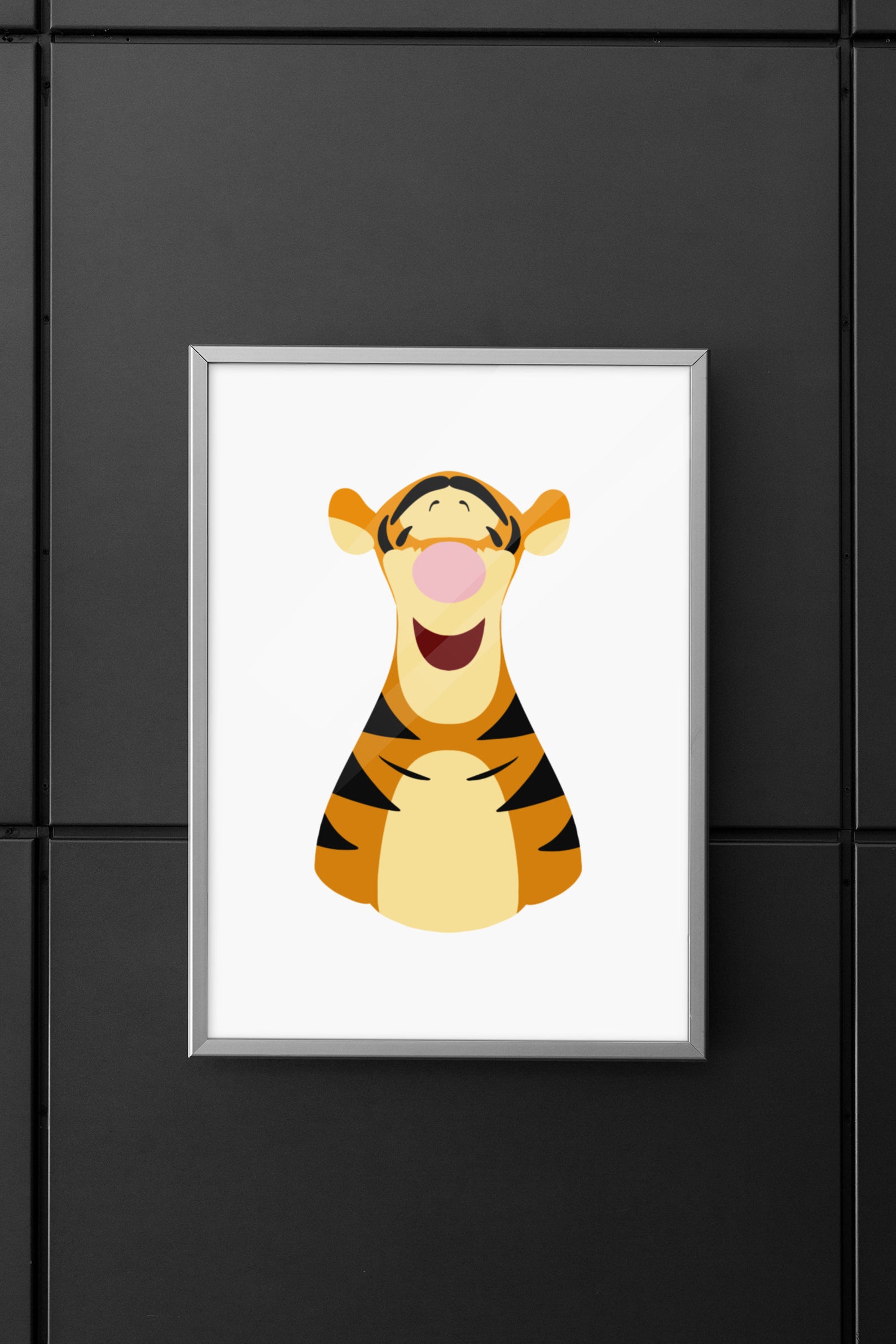 TIGGER | Minimalist Print | Portrait | Poster | Printable Wall Art ...