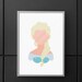 ELSA Minimalist Print Portrait Poster Printable Wall - Etsy