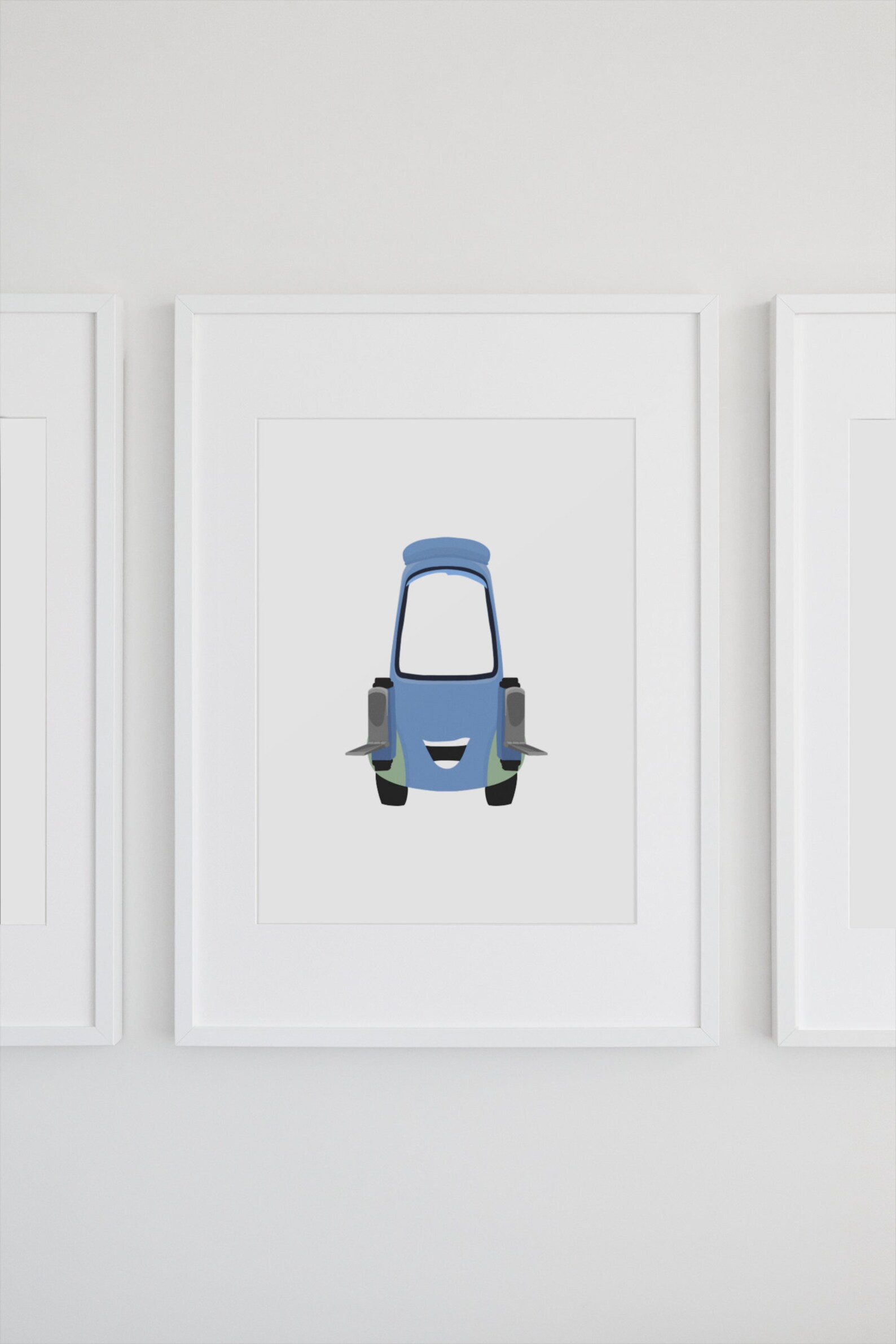 GUIDO Portrait Poster Printable Wall Art Illustration Pixar Cars - Etsy