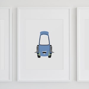 GUIDO Portrait Poster Printable Wall Art Illustration Pixar Cars - Etsy