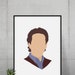 JERRY SEINFELD | Character Minimalist Print | Portrait | Poster ...