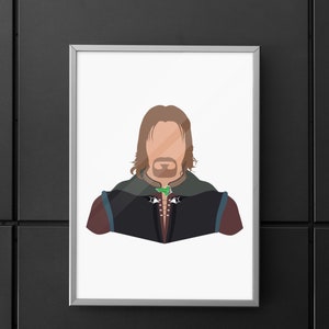 BOROMIR | Minimalist Print | Portrait | Poster | Printable Wall Art ...