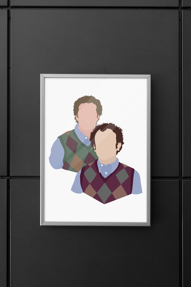 STEP BROTHERS | Minimalist Print | Portrait | Poster | Printable Wall ...