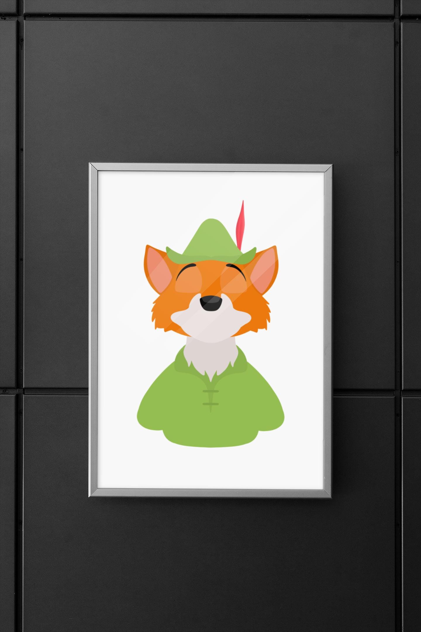 ROBIN HOOD | Hero Minimalist Print | Portrait | Poster | Printable Wall ...