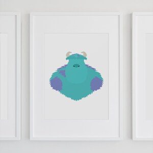 JAMES P. SULLIVAN Minimalist Print Portrait Poster - Etsy