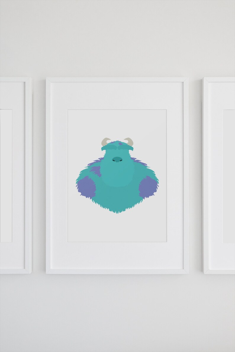 JAMES P. SULLIVAN Minimalist Print Portrait Poster - Etsy