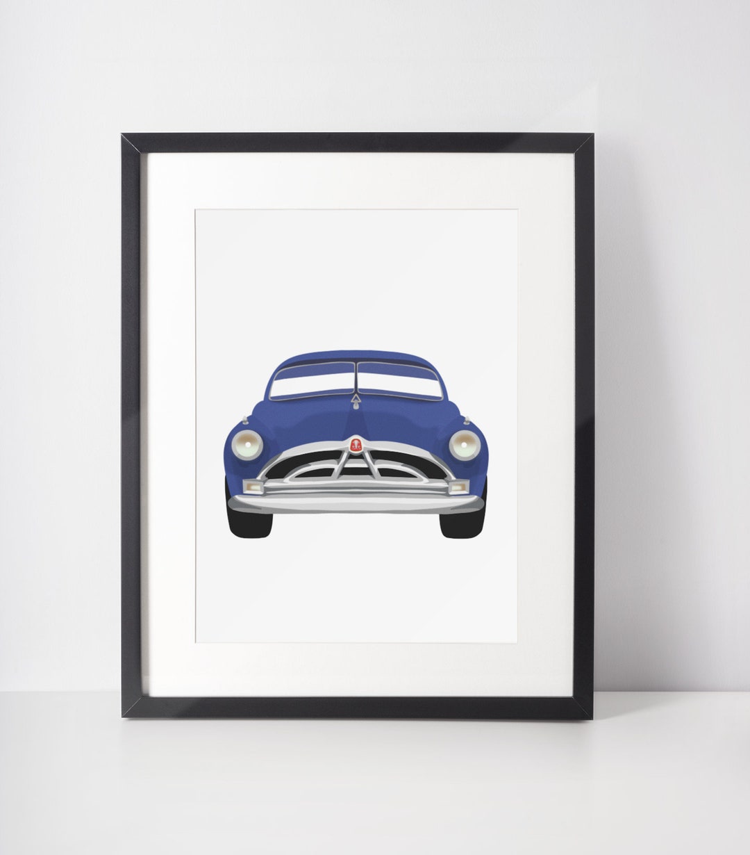DOC HUDSON Portrait Poster Printable Wall Art Illustration Pixar Cars ...