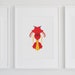 MUSHU | Princess Minimalist Print | Portrait | Poster | Printable Wall ...
