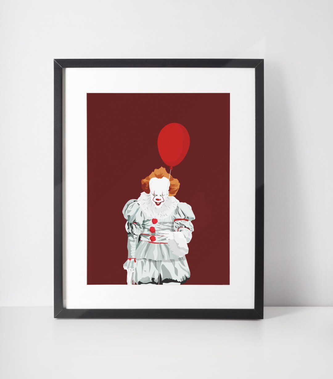 PENNYWISE | Minimalist Print | Poster | Printable Wall Art | Halloween ...