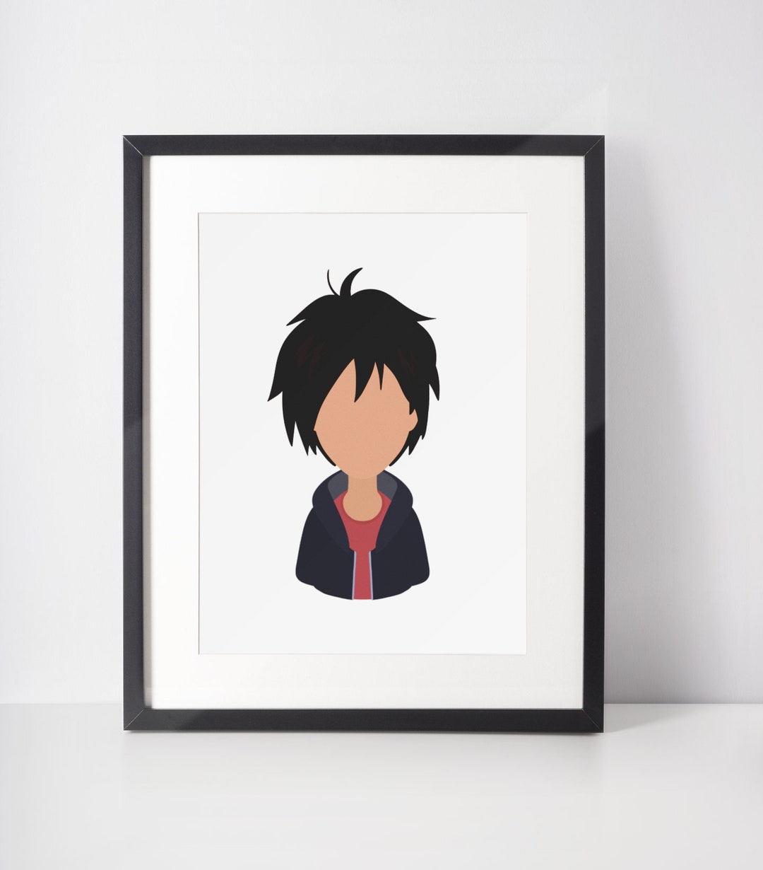 HIRO HAMADA | Hero Minimalist Print | Portrait | Poster | Printable ...