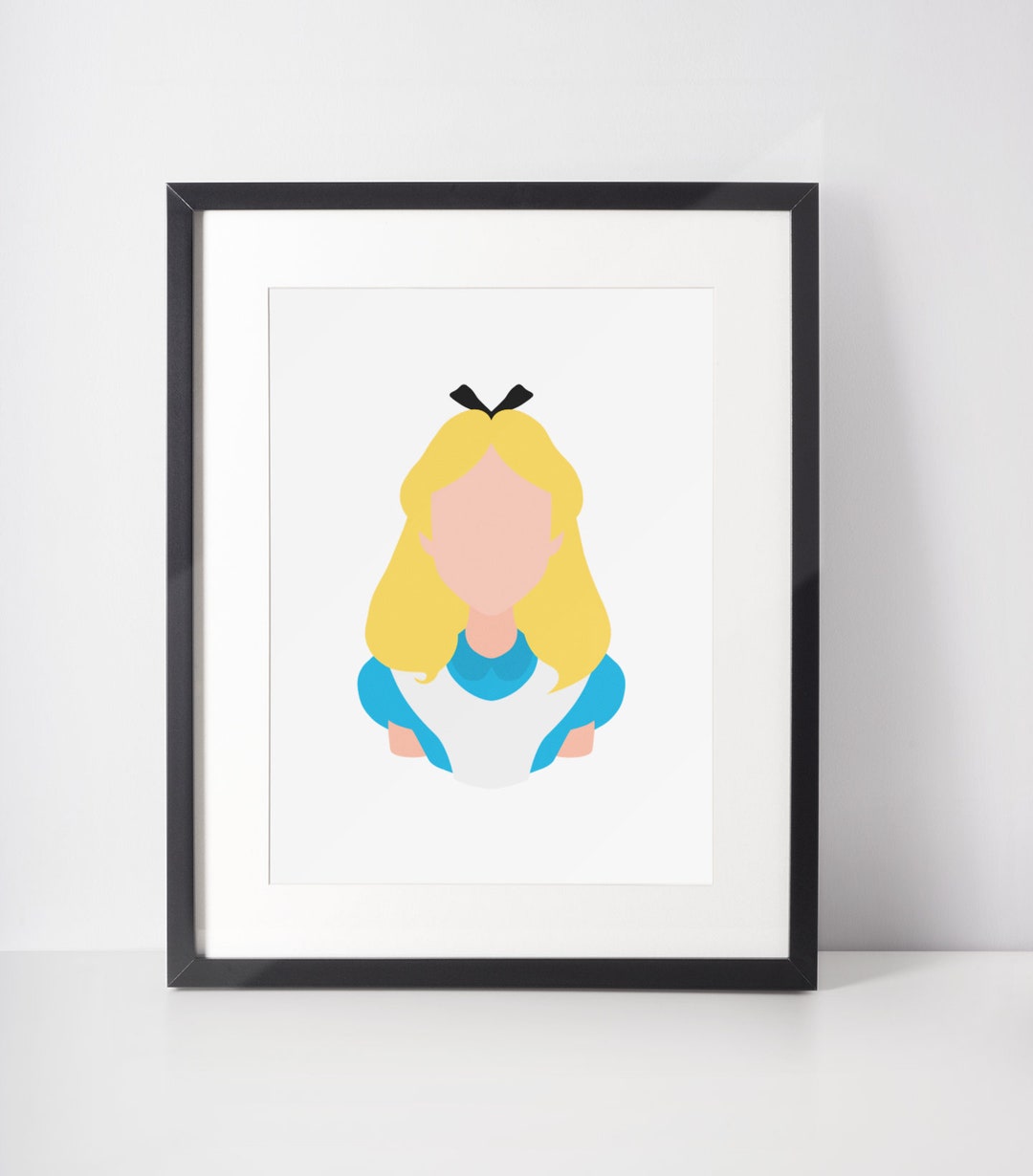 ALICE | Minimalist Print | Portrait | Poster | Printable Wall Art ...