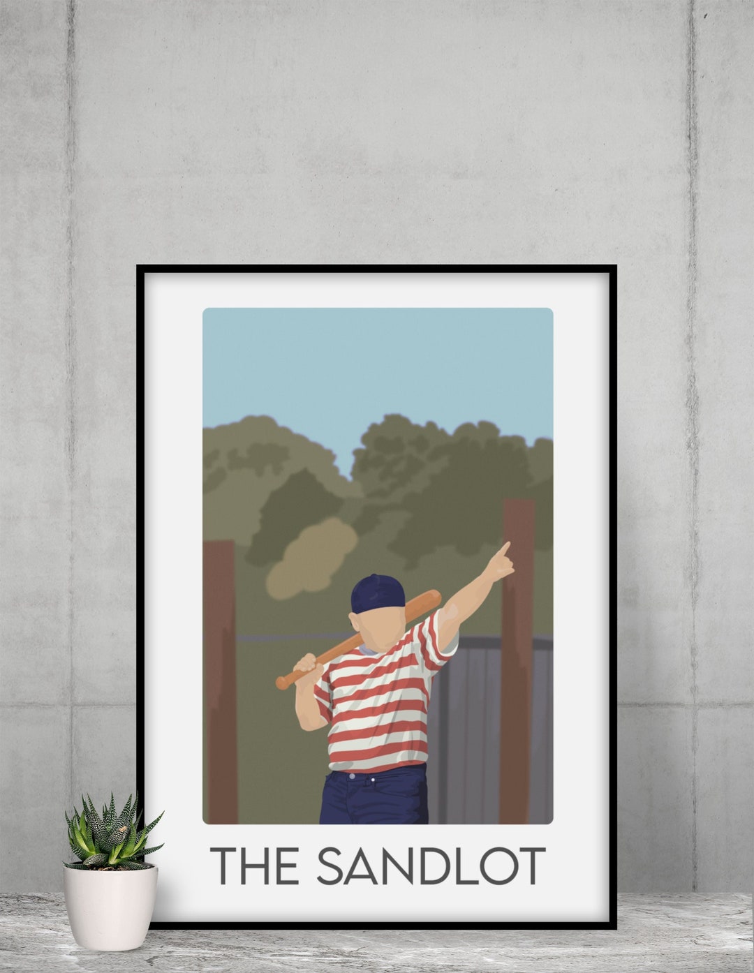 THE SANDLOT Movie Minimalist Print Cinema Printable Wall - Etsy