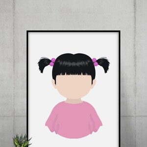BOO | Minimalist Print | Portrait | Poster | Printable Wall Art ...