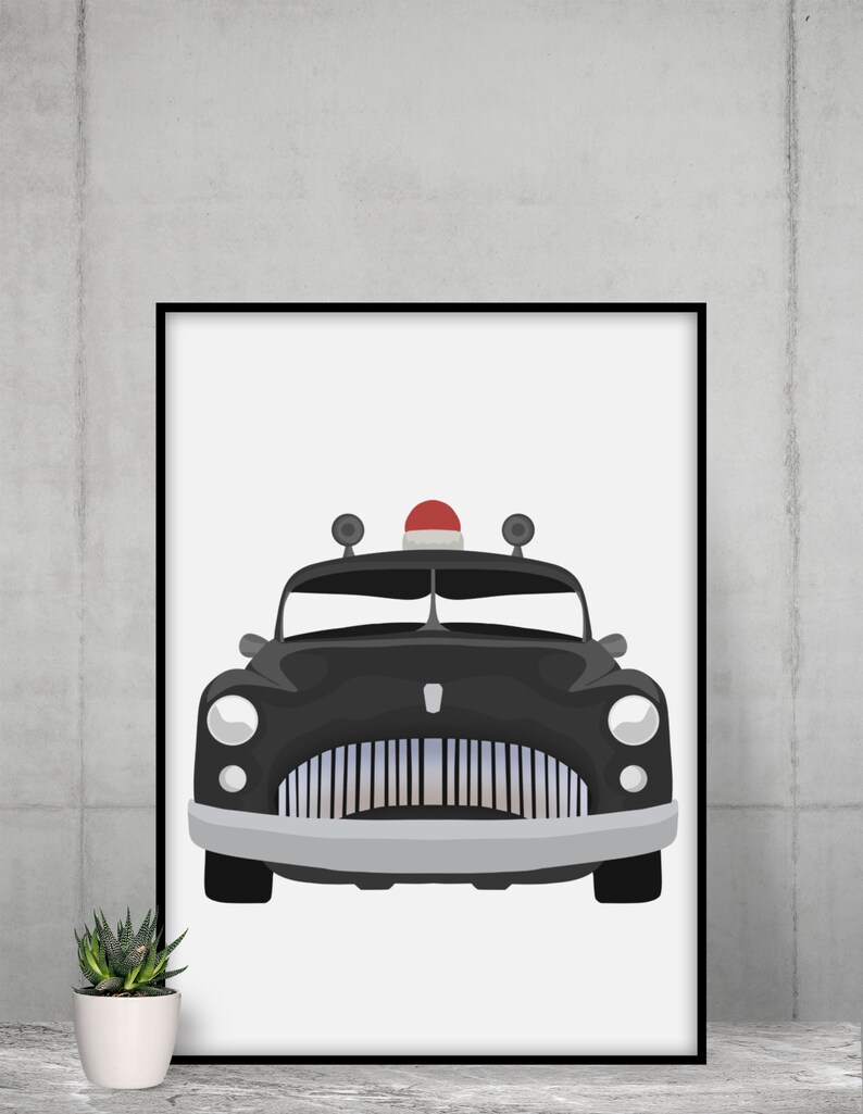SHERIFF | Portrait | Poster | Printable Wall Art | Illustration | Pixar ...