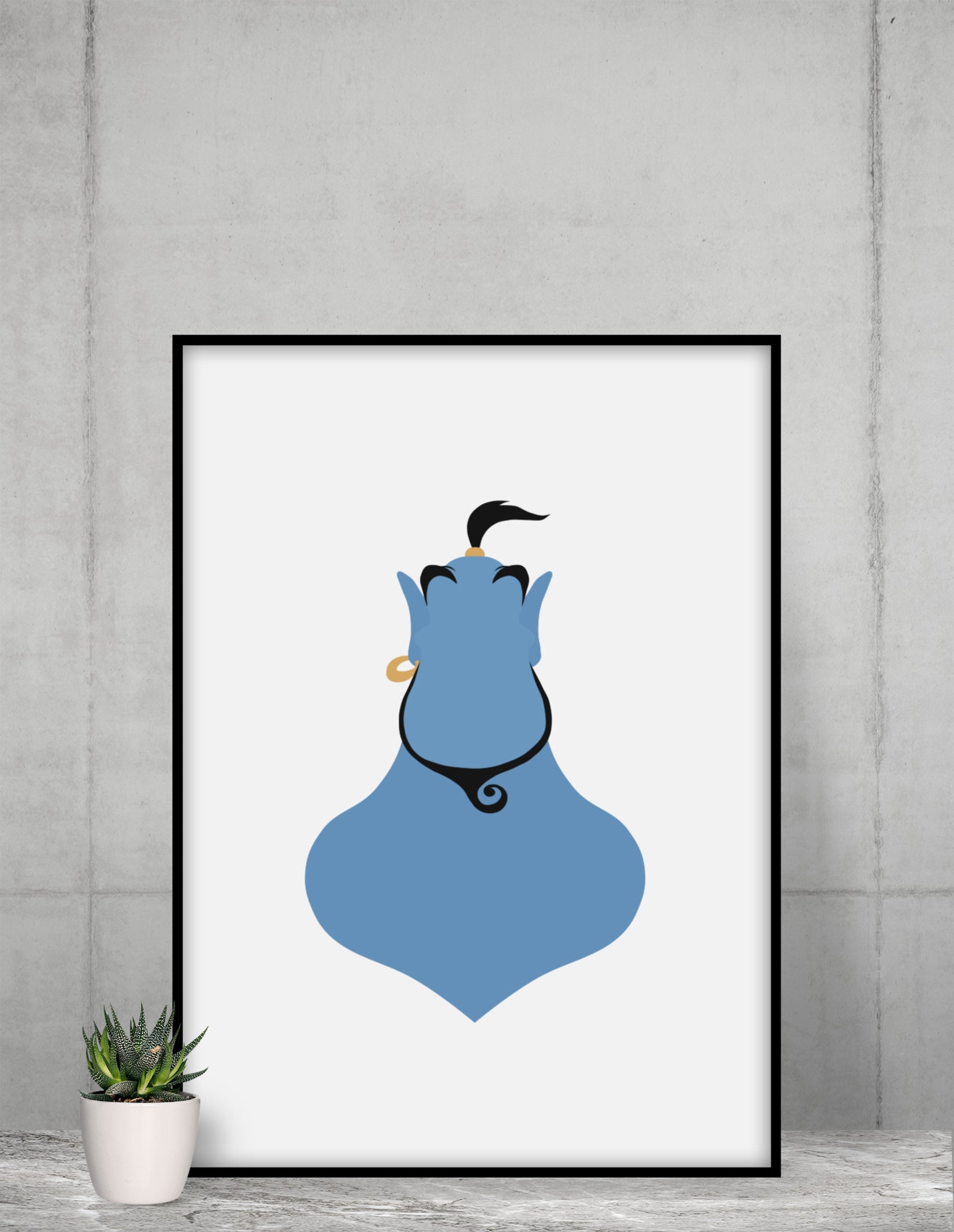 GENIE | Hero Minimalist Print | Portrait | Poster | Printable Wall Art ...