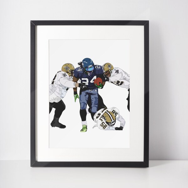 Seahawks Beast Mode - Etsy