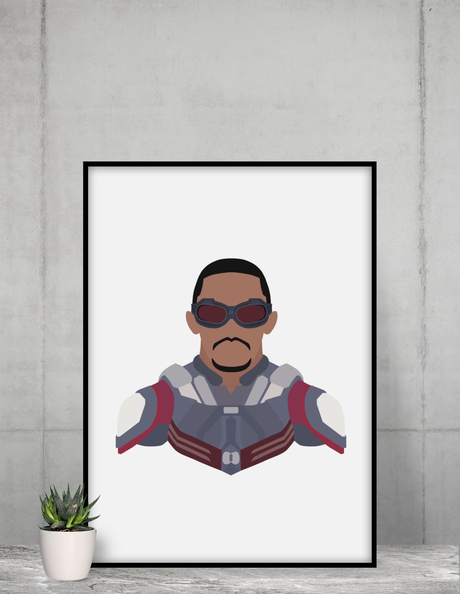 FALCON Minimalist Print Portrait Poster Printable Wall - Etsy