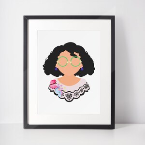 MARIBEL MADRIGAL | Minimalist Print | Portrait | Poster | Printable ...