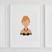 ANNA Minimalist Print Portrait Poster Printable Wall - Etsy