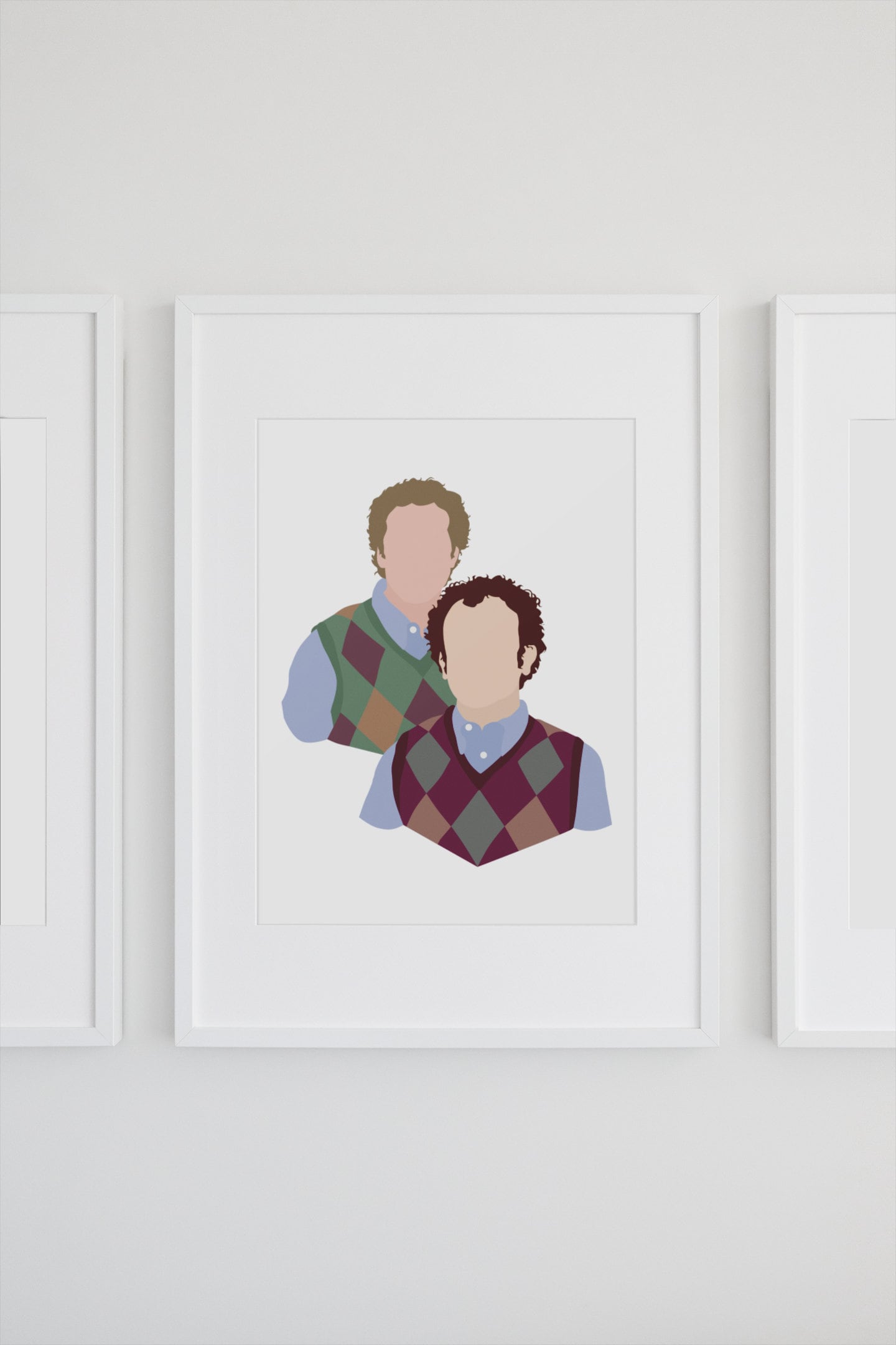 STEP BROTHERS | Minimalist Print | Portrait | Poster | Printable Wall ...