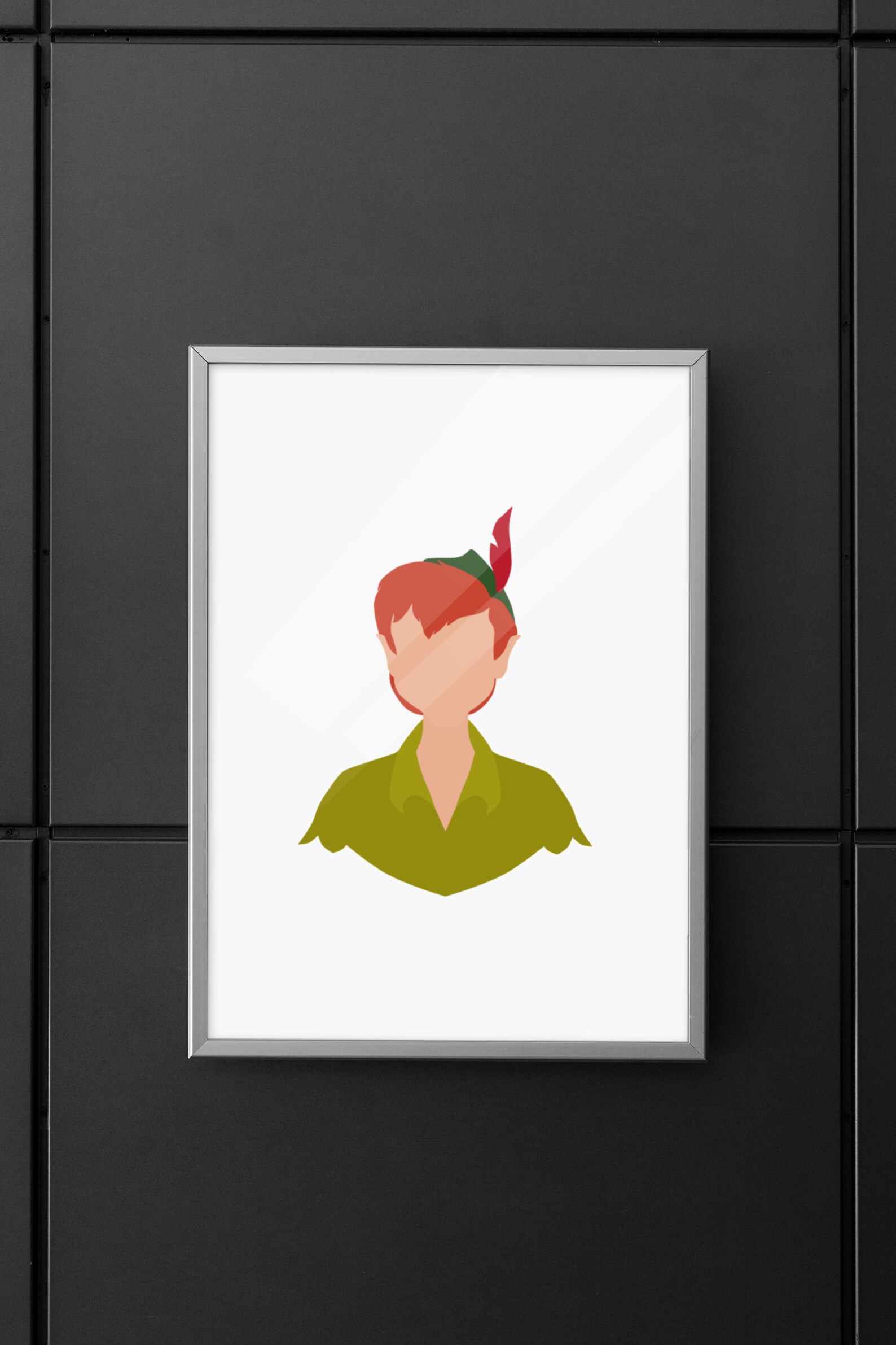 PETER PAN | Hero Minimalist Print | Portrait | Poster | Printable Wall ...