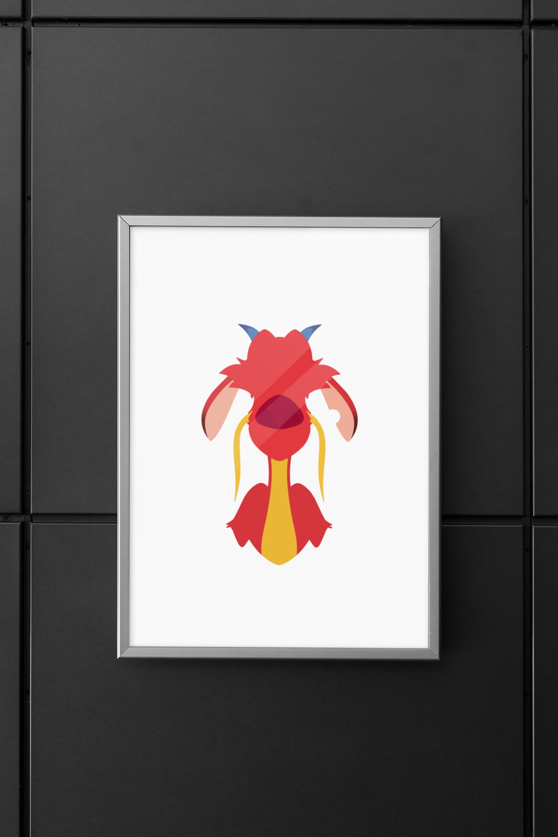 MUSHU | Princess Minimalist Print | Portrait | Poster | Printable Wall ...