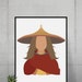 RAYA | Minimalist Print | Portrait | Poster | Printable Wall Art ...