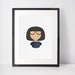 EDNA MODE | Minimalist Print | Portrait | Poster | Printable Wall Art ...