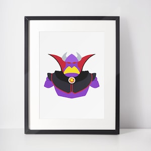 EMPEROR ZURG | Minimalist Print | Portrait | Poster | Printable Wall ...