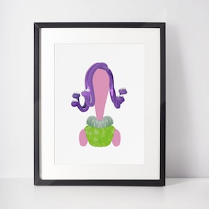 CELIA MAE | Minimalist Print | Portrait | Poster | Printable Wall Art ...