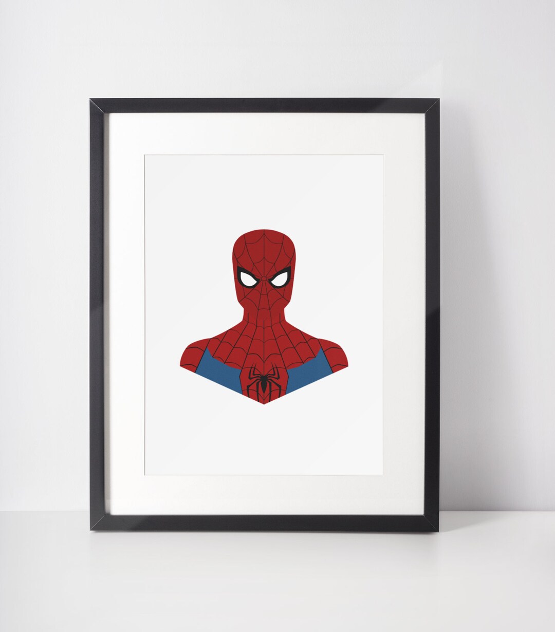 SPIDER-MAN | Minimalist Print | Portrait | Poster | Printable Wall Art ...