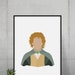 MERRY BRANDYBUCK | Minimalist Print | Portrait | Poster | Printable ...