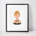 ANNA | Minimalist Print | Portrait | Poster | Printable Wall Art ...