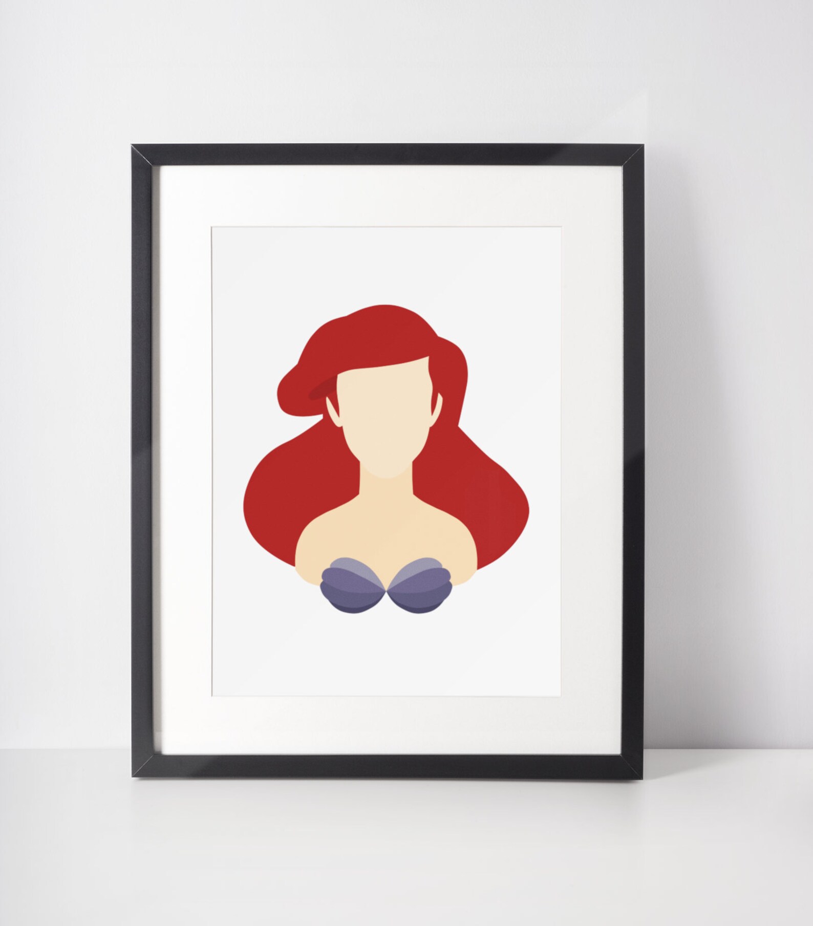 ARIEL Minimalist Print Portrait Poster Printable Wall | Etsy