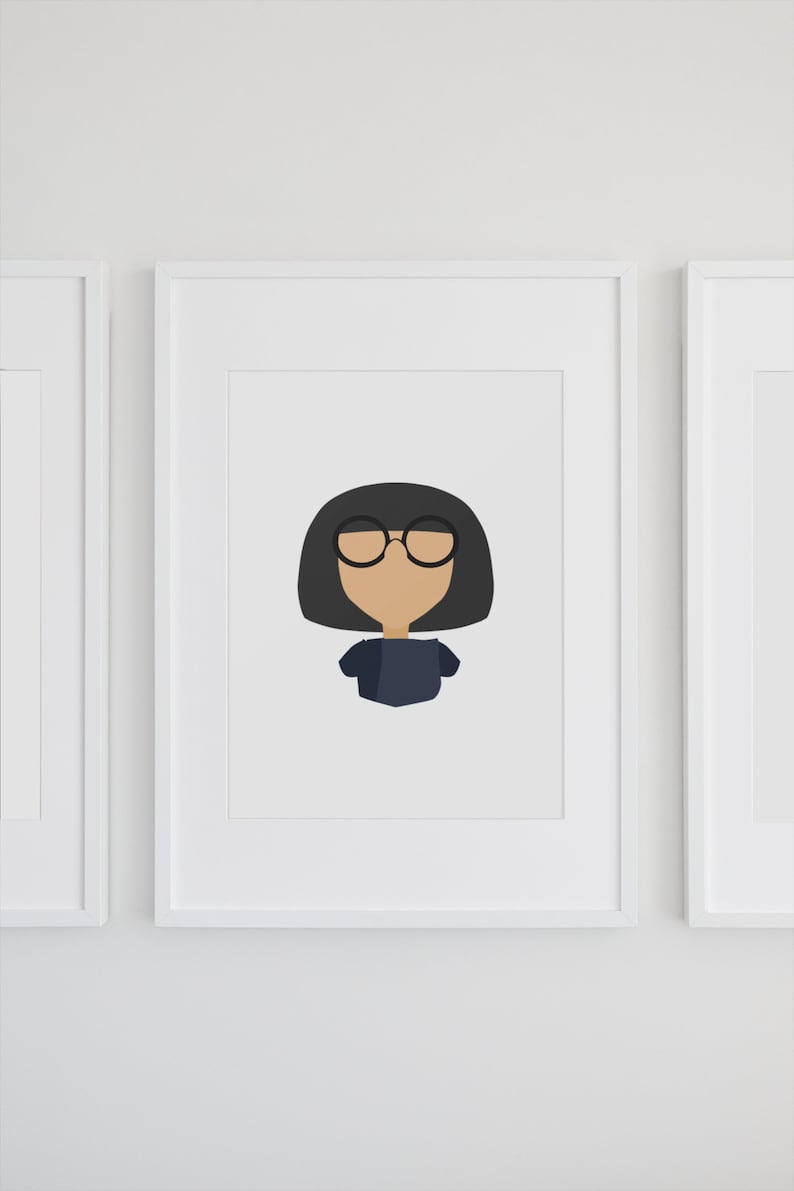 EDNA MODE Minimalist Print Portrait Poster Printable - Etsy