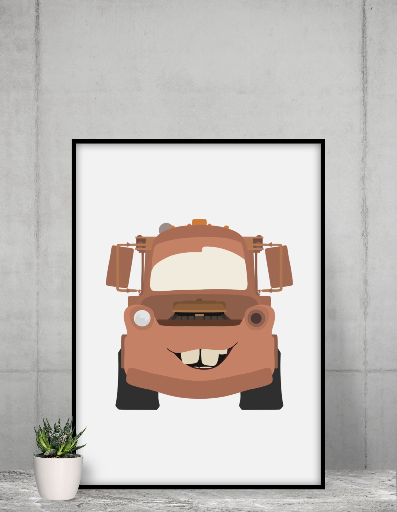 MATER | Portrait | Poster | Printable Wall Art | Illustration | Pixar ...