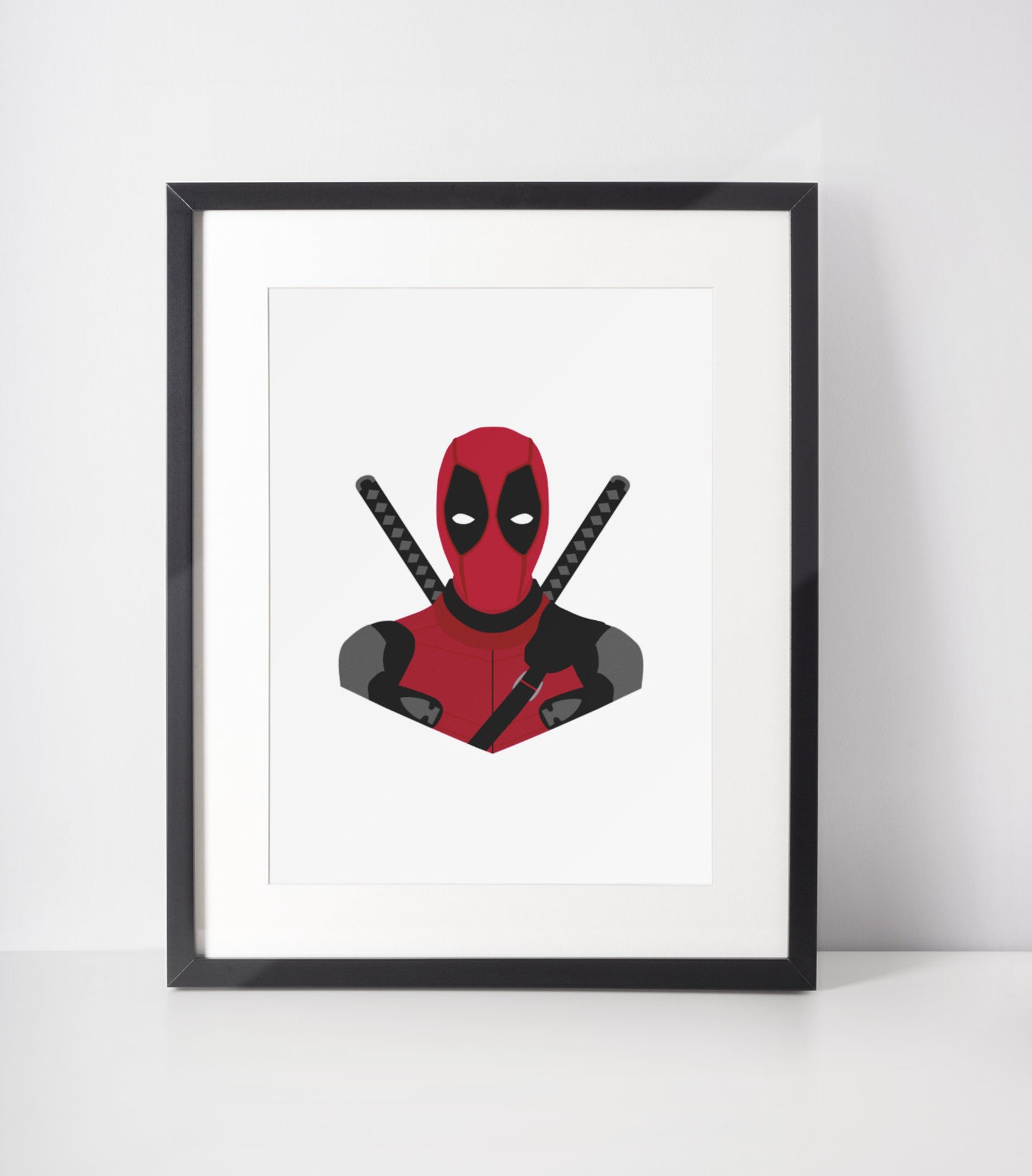DEADPOOL Minimalist Print Portrait Poster Printable - Etsy