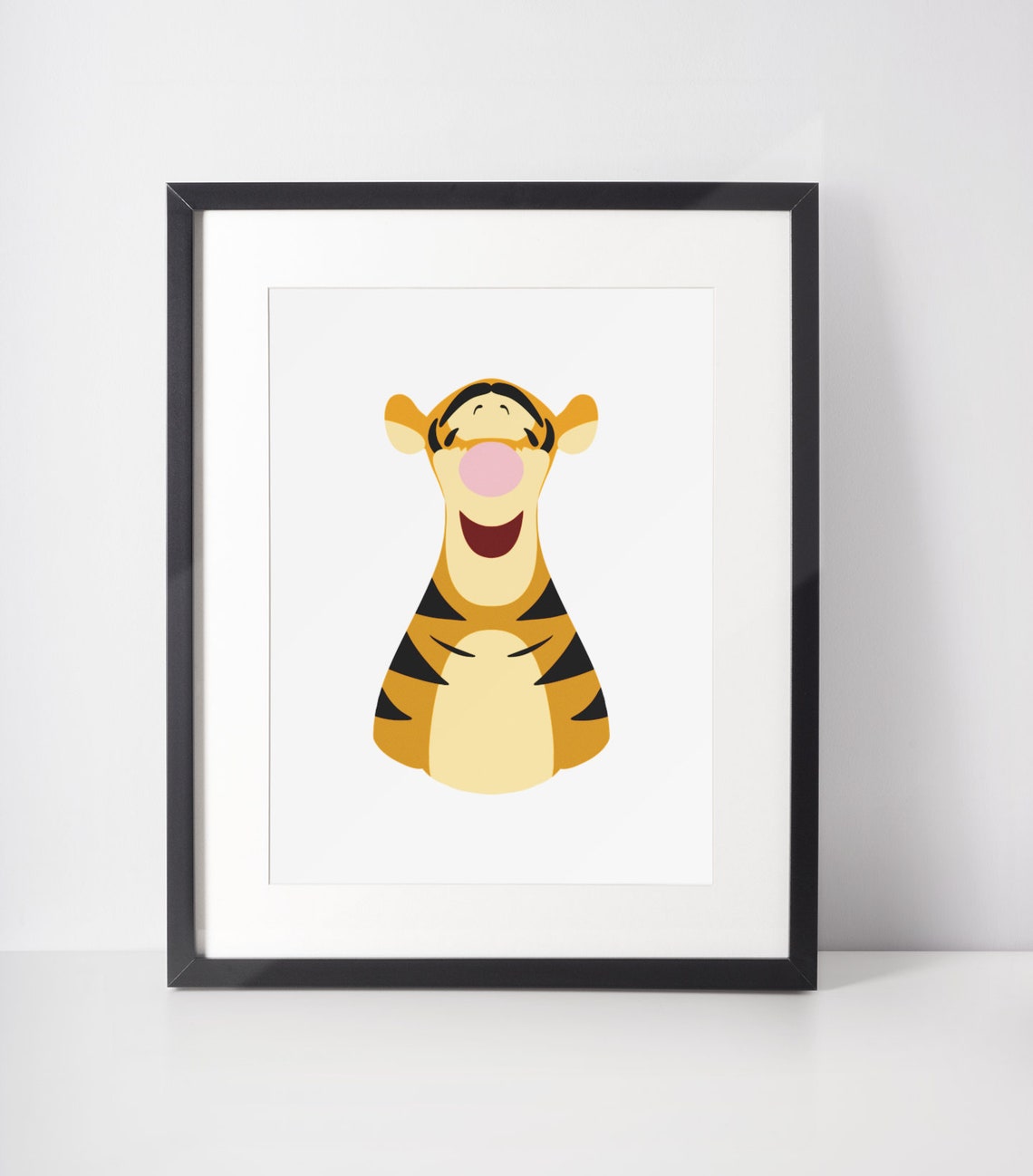 TIGGER | Minimalist Print | Portrait | Poster | Printable Wall Art ...