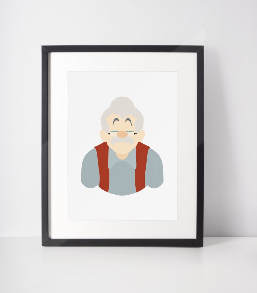 GEPPETTO | Movie Minimalist Print | Portrait | Poster | Printable Wall ...